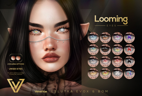 Second Life Marketplace - [ VelvetVue ] Looming Eyes